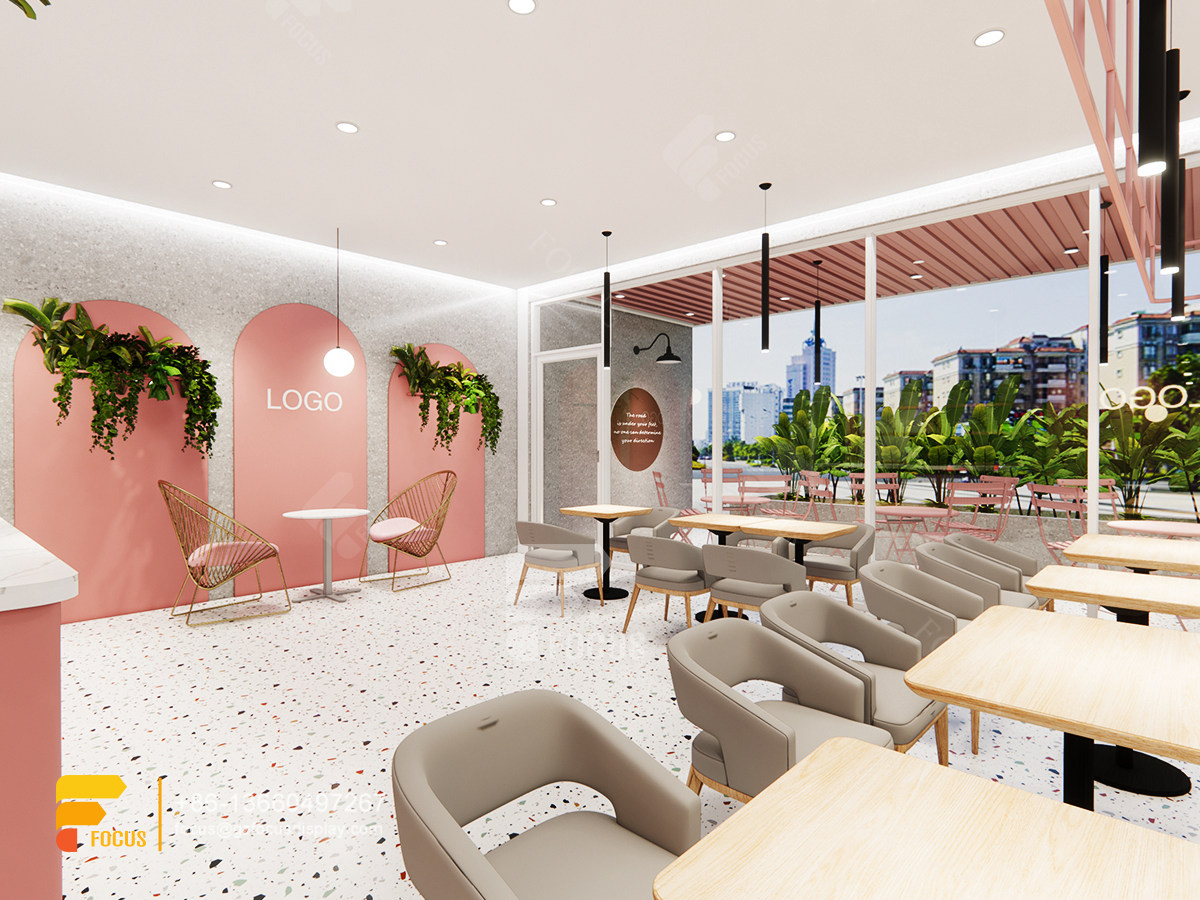 Cafe Shop Design Coffee Bar Counter Shelf Bubble Tea Counter Layout