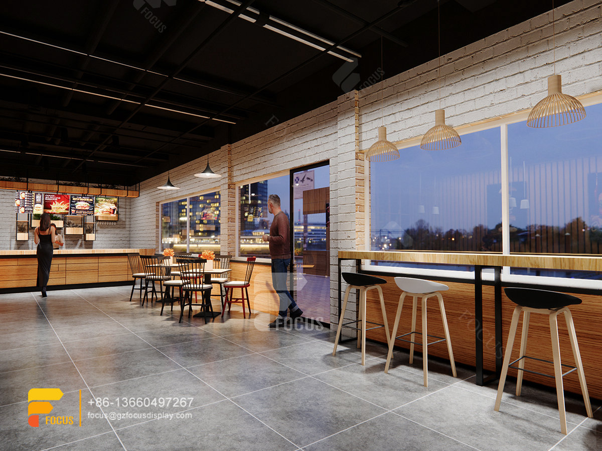 Coffee Cafe Interior Design Coffee Counter Bar Milk Tea Layout Design