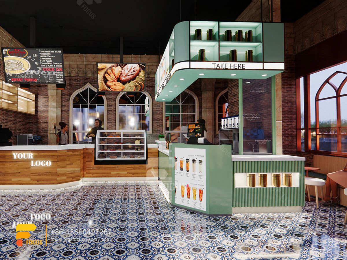 Coffee Shop Design Coffee Display Counter Milk Tea Shop Design