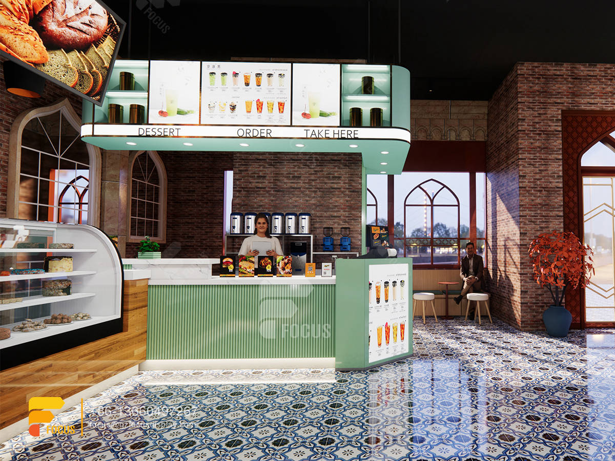 Coffee Shop Design Coffee Display Counter Milk Tea Shop Design
