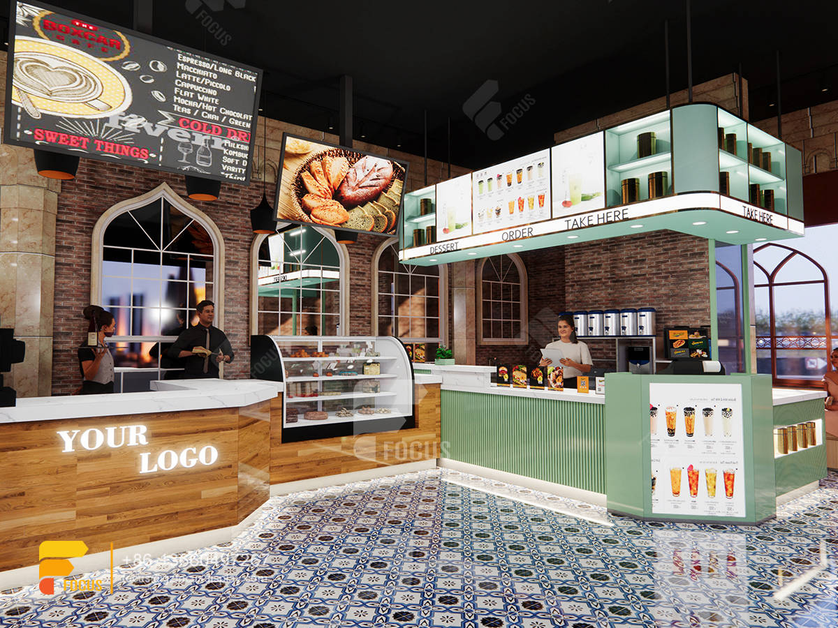 Coffee Shop Design Coffee Display Counter Milk Tea Shop Design