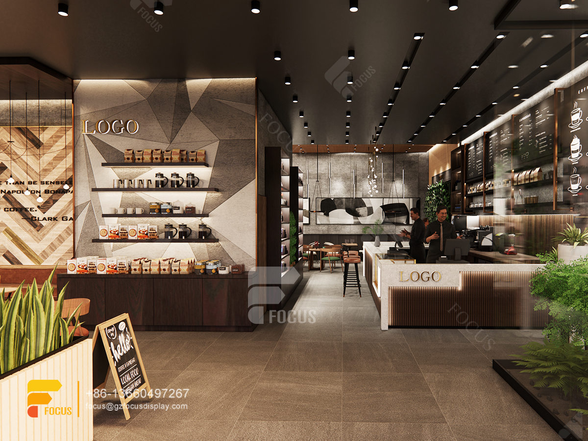 Coffee Store Design Coffee Display Stand Milk Tea Counter Design