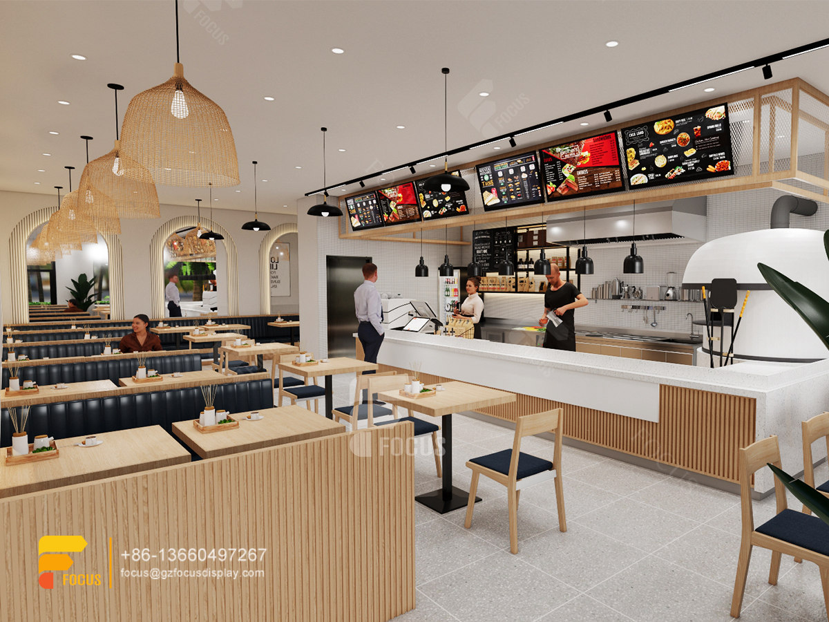 Interior Design Cafe Cash Counter Milk Tea House Interior Design