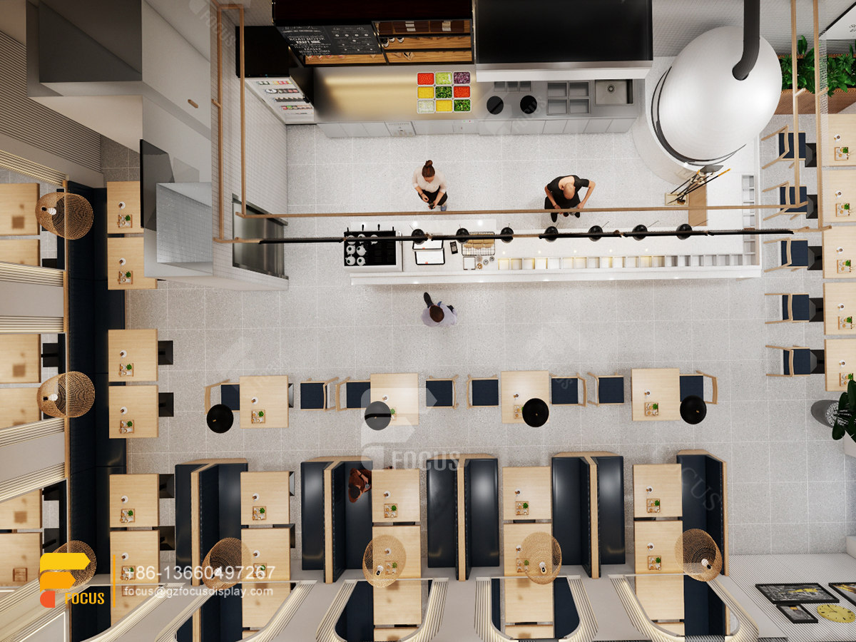 Interior Design Cafe Cash Counter Milk Tea House Interior Design