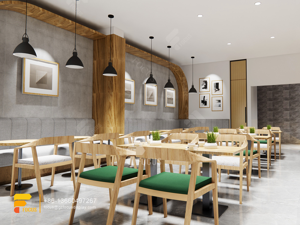 Modern Coffee House Design Coffee Display Counter Milk Tea Shop Counter ...