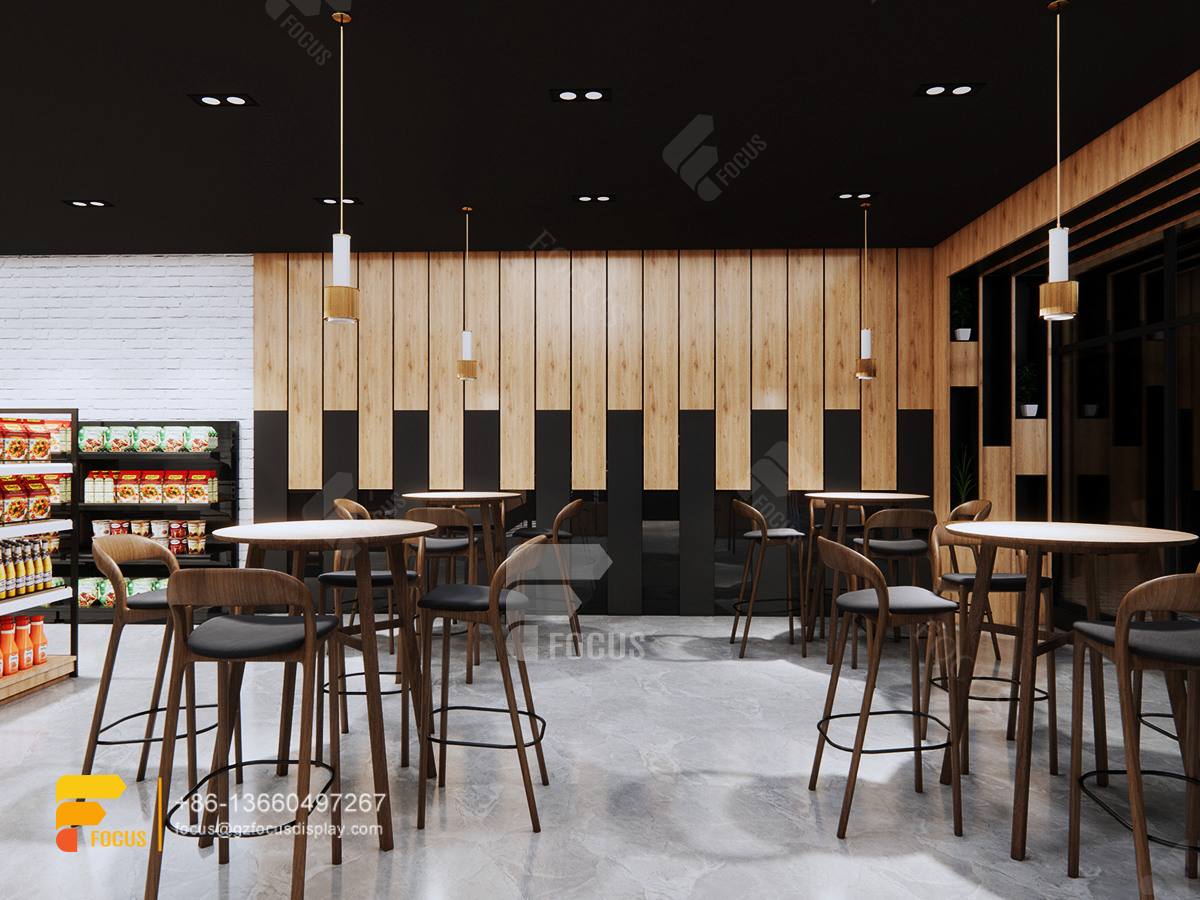 Modern Coffee Shop Interior Design Front Counter Milk Tea Shop Counter ...