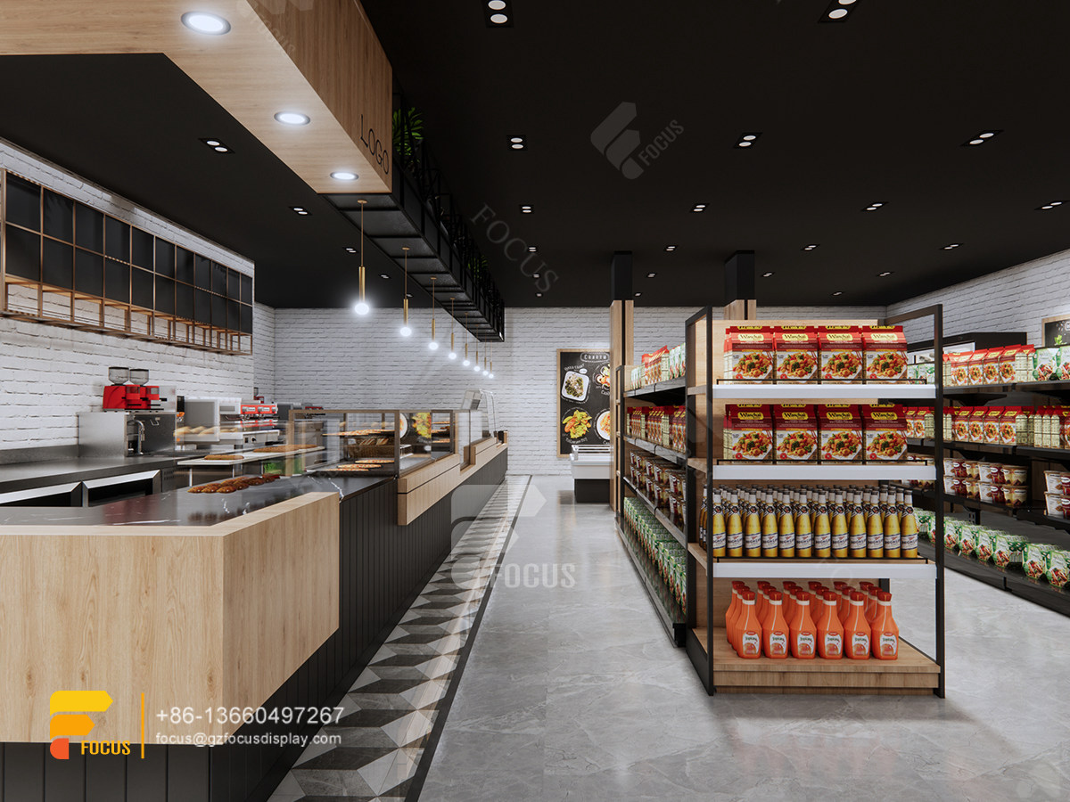 Modern Coffee Shop Interior Design Front Counter Milk Tea Shop Counter ...