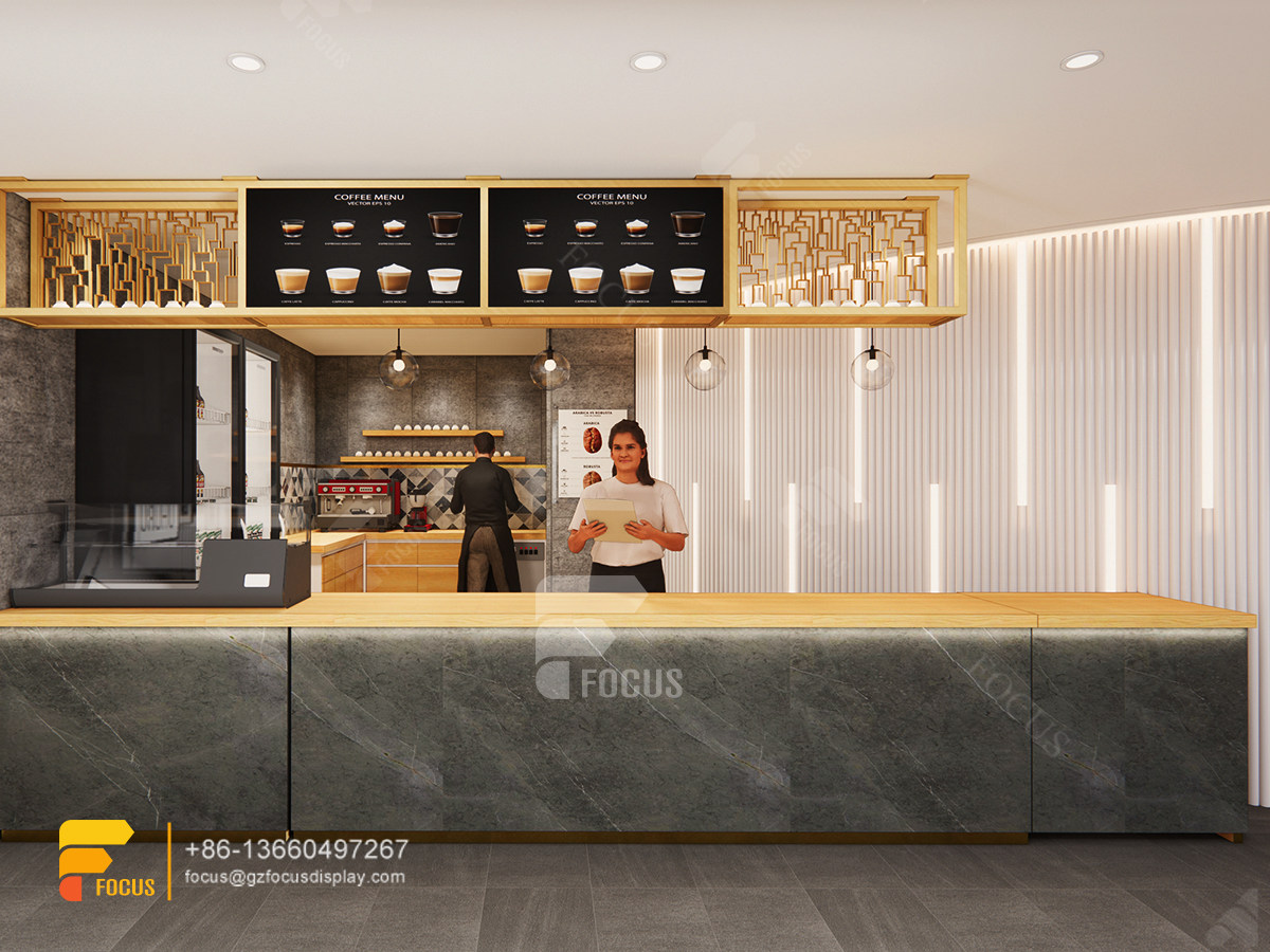 Simple Coffee Shop Interior Design Coffee Counter Bubble Tea Store Layout