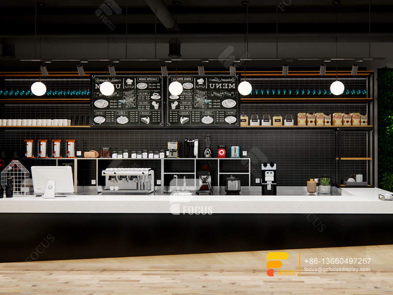 Coffee Shop Layout And Design Display Bubble Tea Store Design Layout