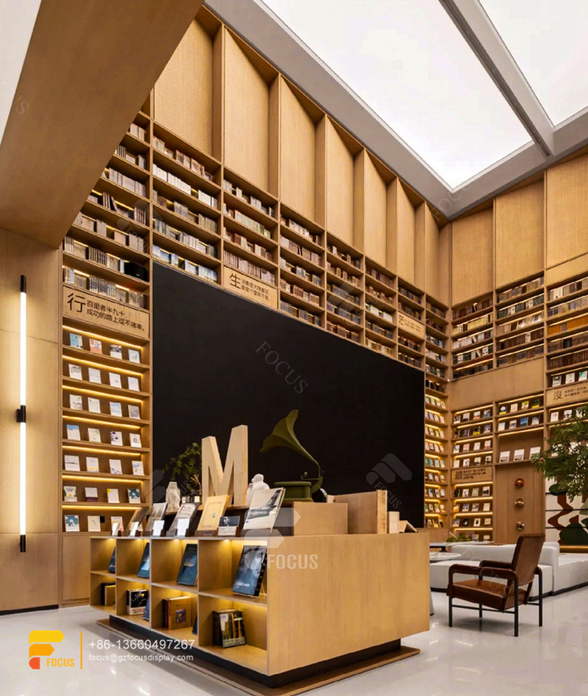 Commercial Book Racks Library Display Book Rack Display