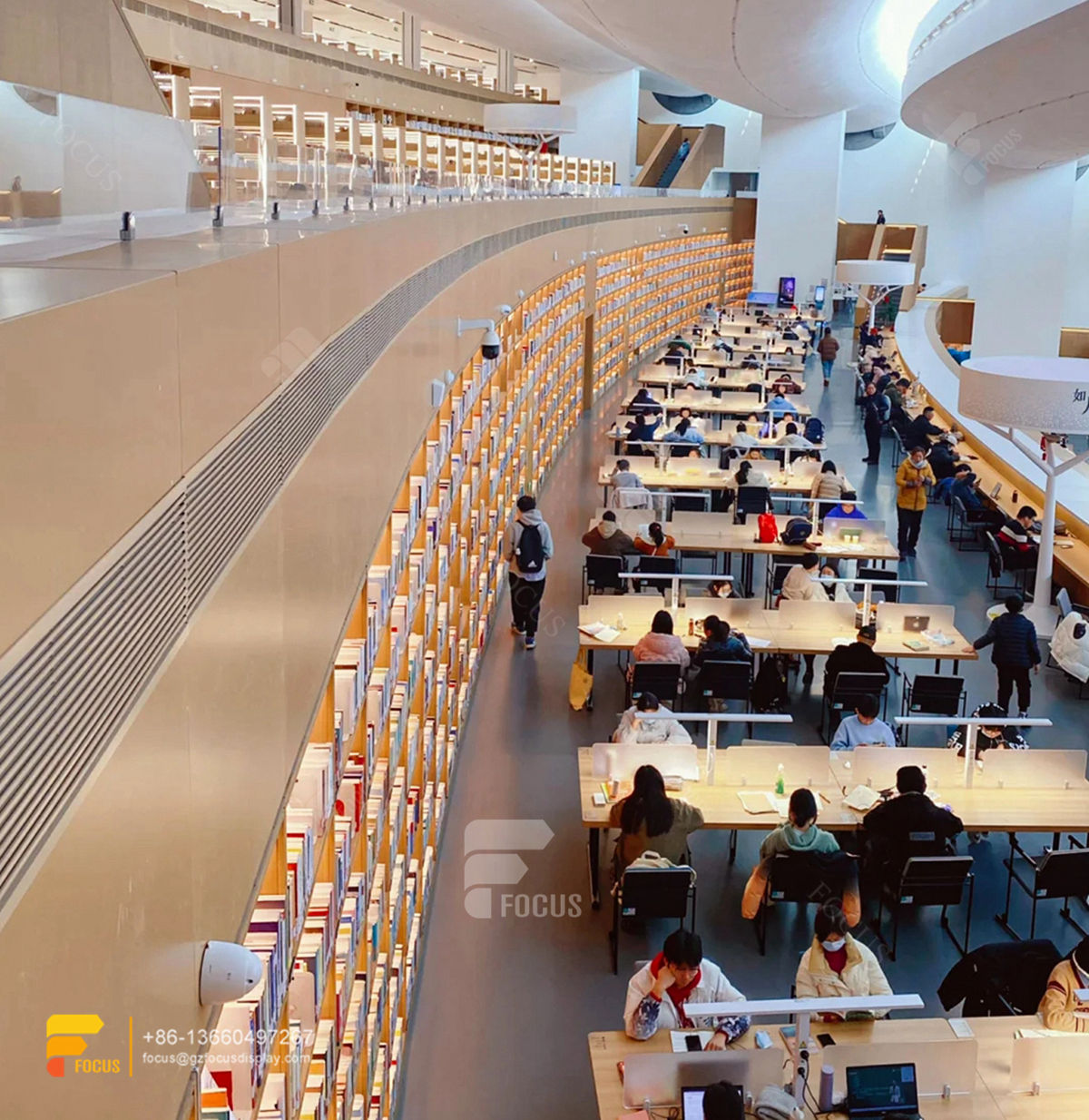 Commercial Book Racks Library Display Book Rack Display