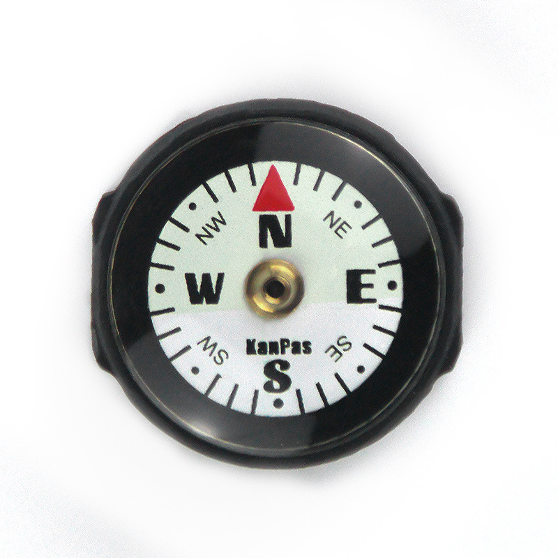 KANPAS luminous wrist band compass and button compass