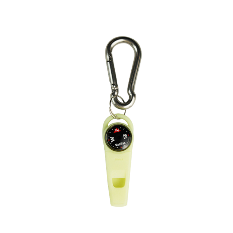 KANPAS Miniature Glow Compass Whistle #TW-14-SL