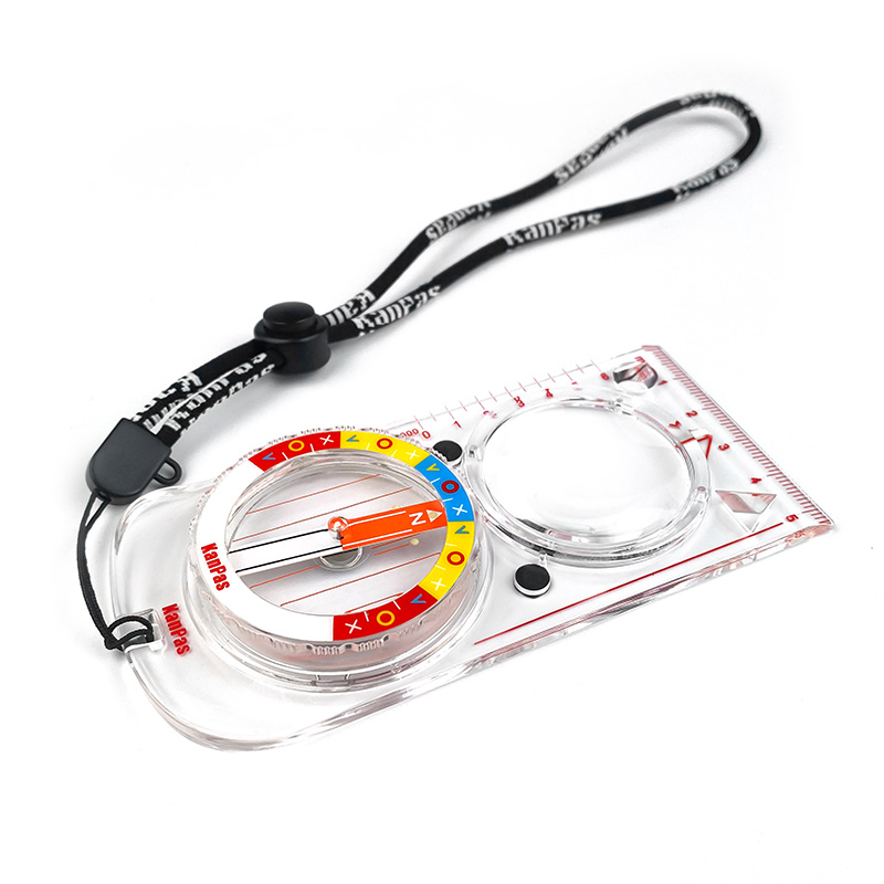 KANPAS baseplate compass with magnifier for orienteering elite competition