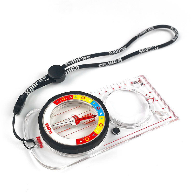 KANPAS baseplate compass with magnifier for orienteering elite competition