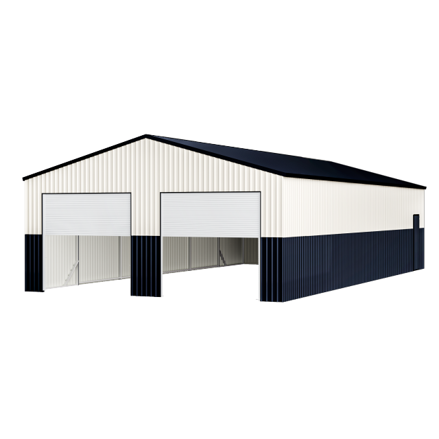 SELA Industrial 25FT x 49FT Metal Warehouse Shed