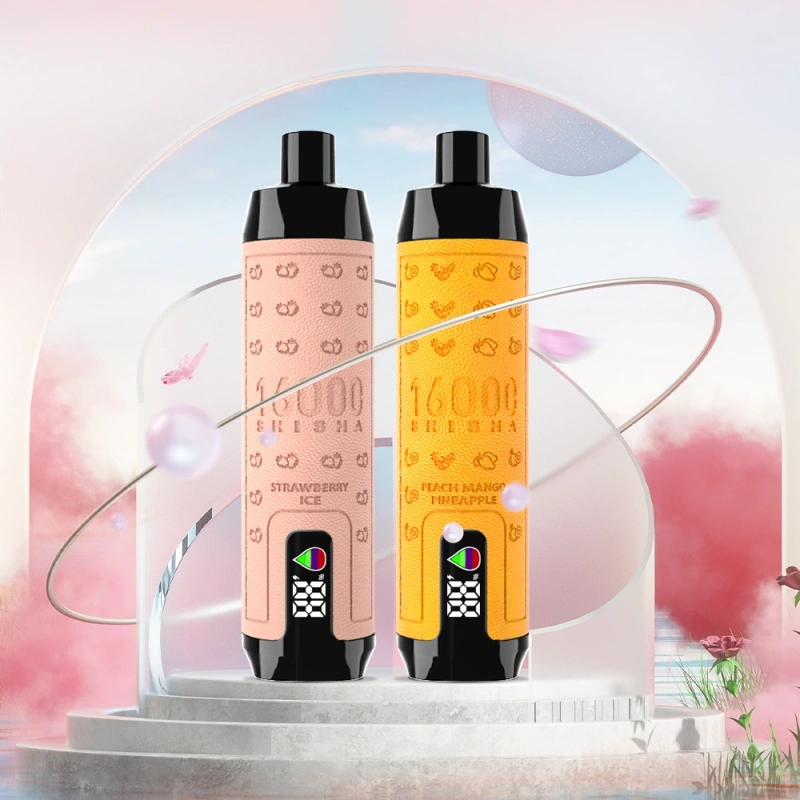 ELF BOX Shisha 16000 Puffs Disposable Vape LED Display Prefilled Pod ...