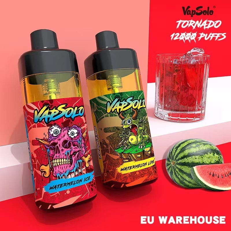 EU Warehouse Vapsolo Tornado 12000 Puffs Wholesale Disposable Vape Puff ...