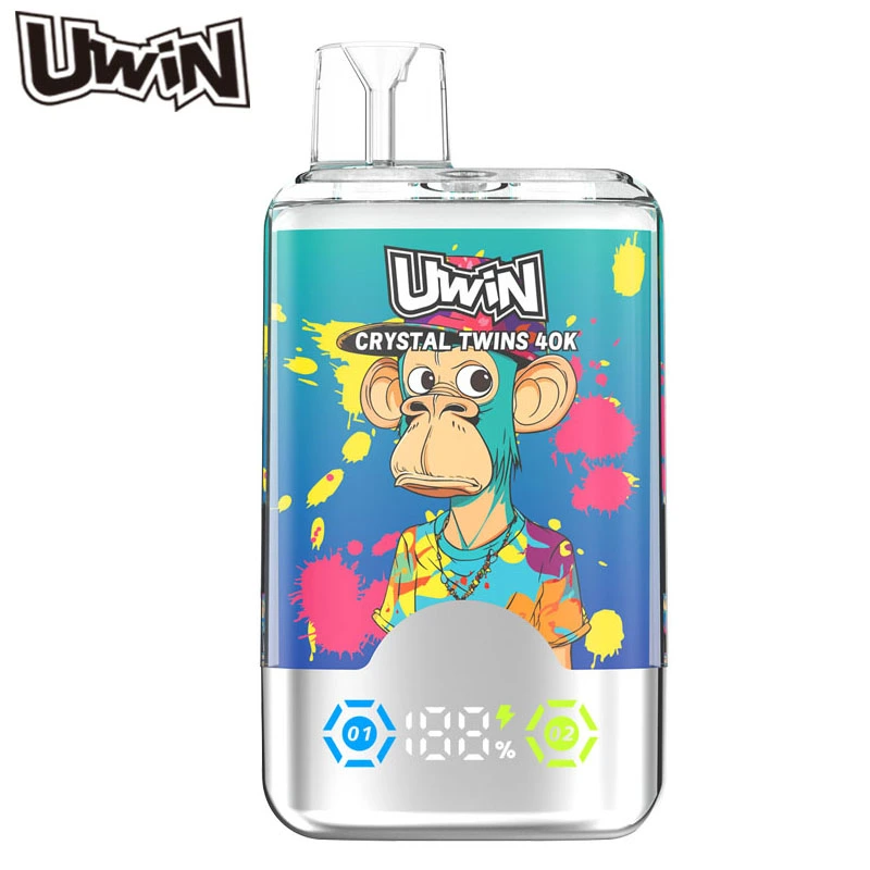 Uwin Twins Crystal 40000 Puffs Double Flavors Smart Screen Wholesale ...