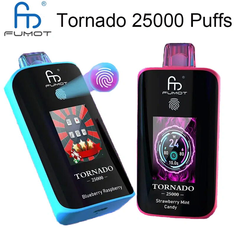 Fumot Tornado 25000 25K Puffs Smart Screen Disposable Vape Touch Switch Adjust Power