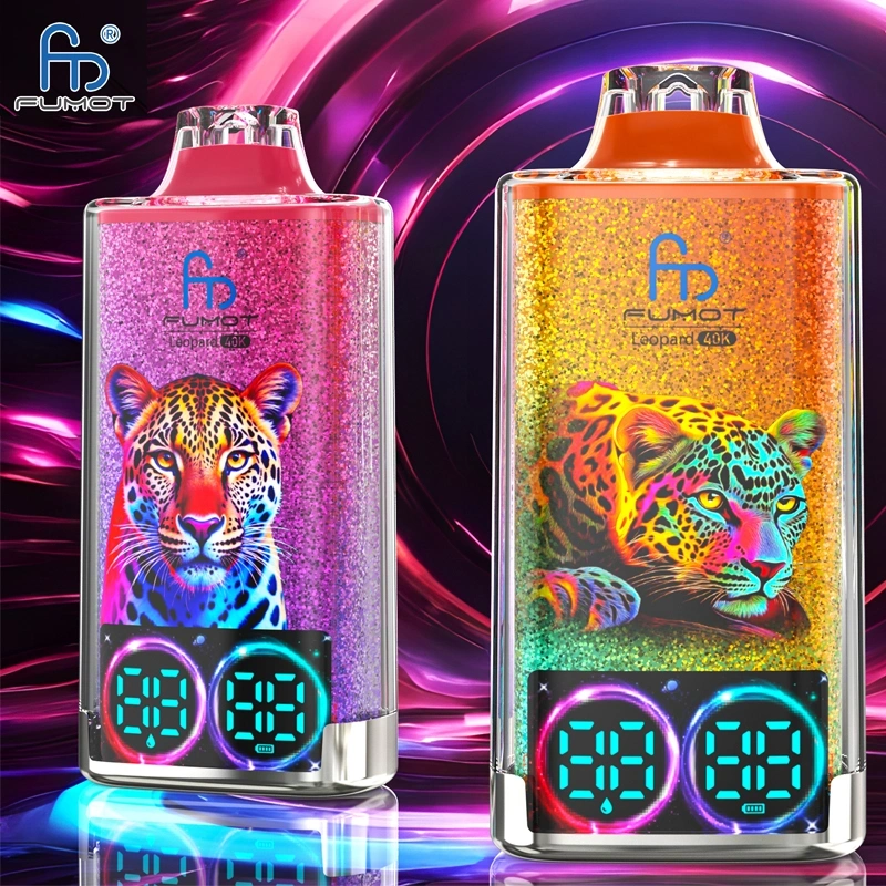 Fumot Leopard 40000 40K Puffs LED Screen Crystal Vape Shop Disposable ...