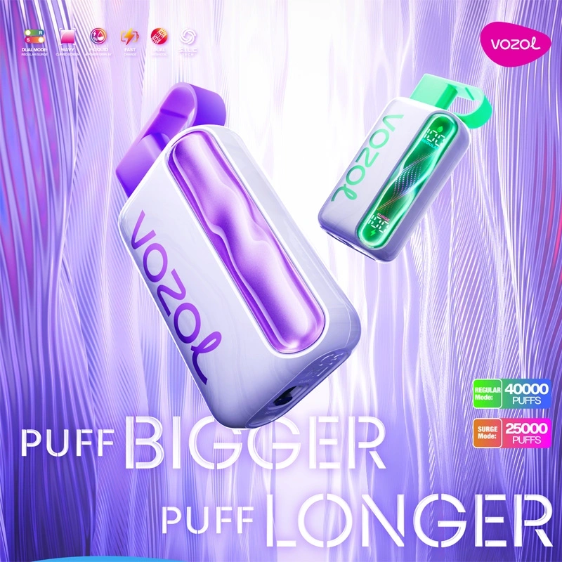 EU Warehouse Vozol Star 40000 40K Puffs Disposable Vape Wavy Curved Screen
