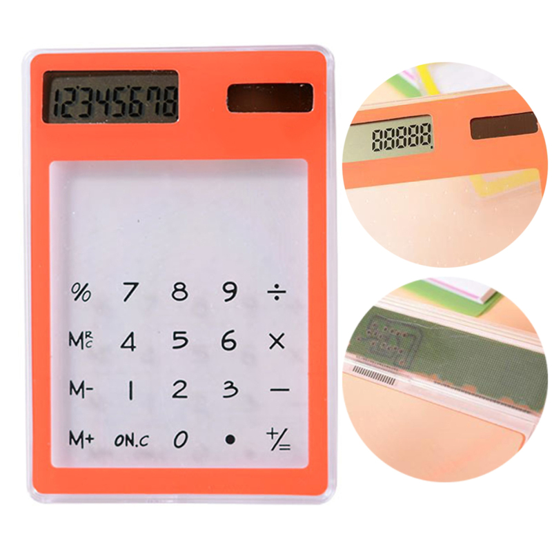 Transparent Calculator / Ultra Thin Solar Mini Calculator