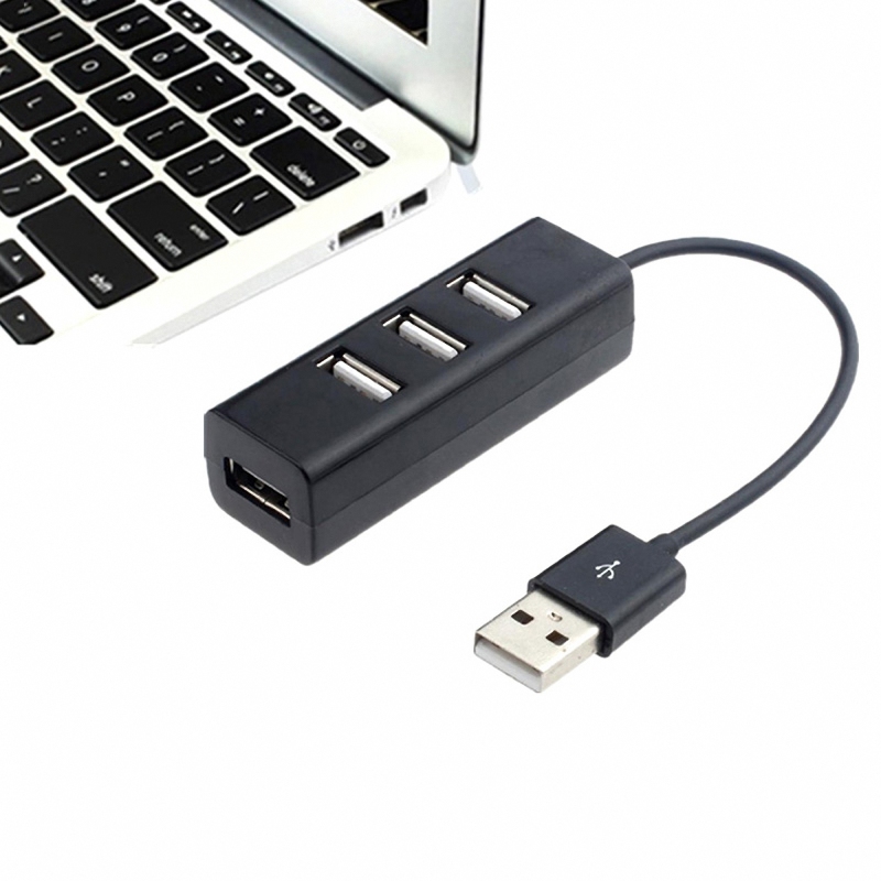 4 Ports High Speed USB 2.0 Hub Splitter Adapter Expansion