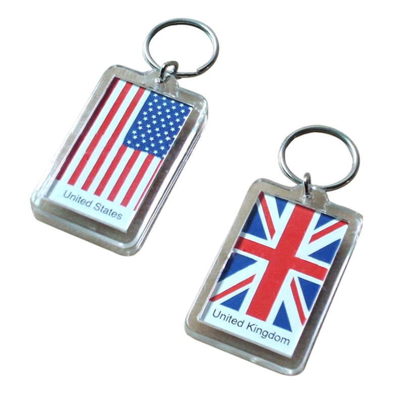 Plastic Photo Frame Keychain