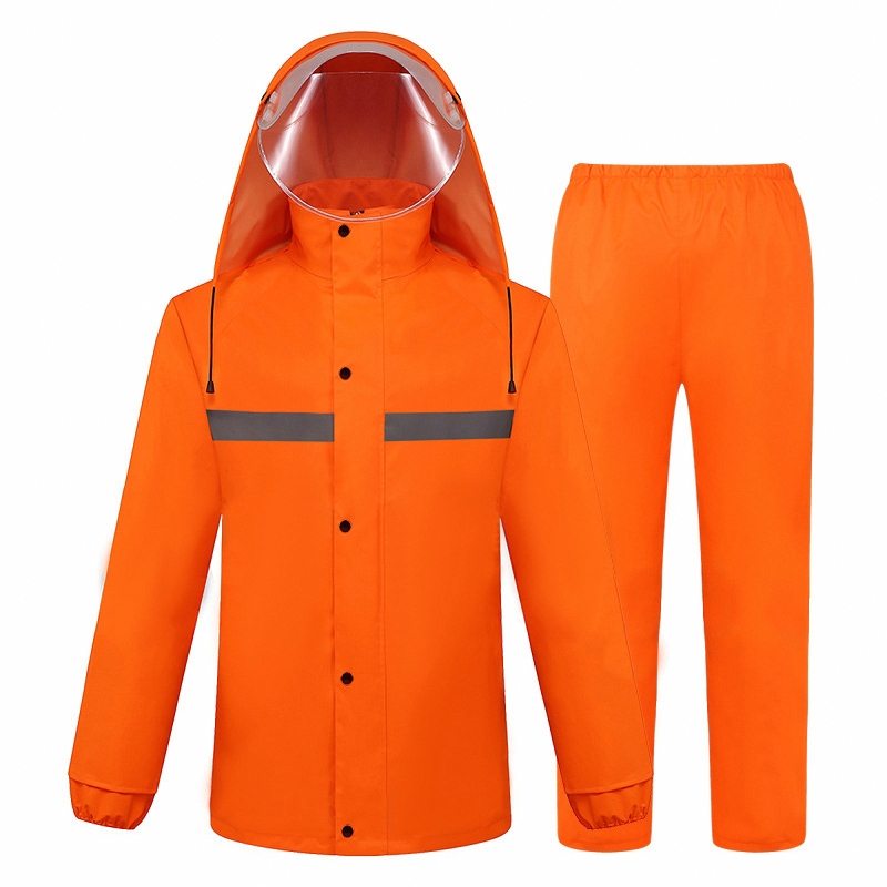 Reflective Safety Raincoat Suits