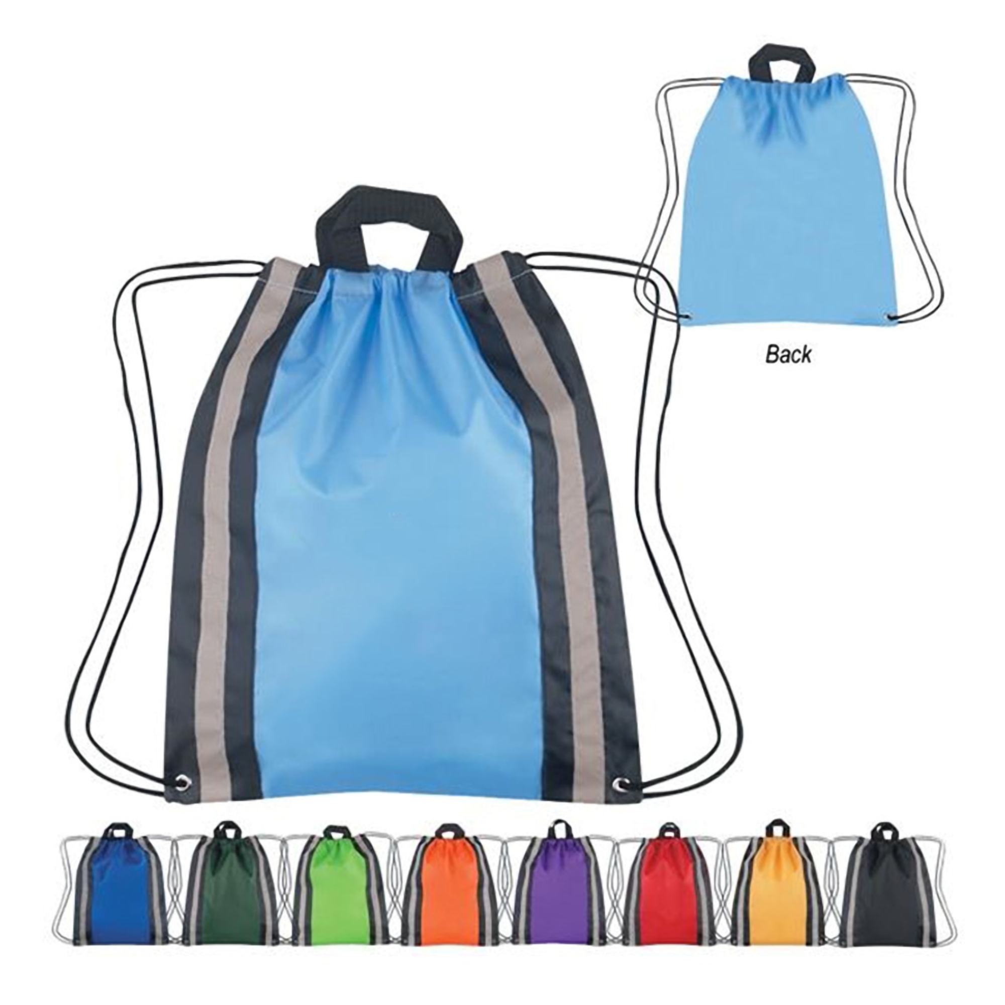 Reflective Drawstring Bag