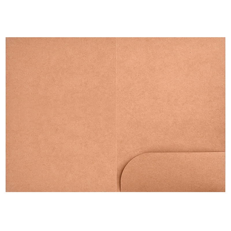 A4/A5 Kraft Paper Single Insert File Folder
