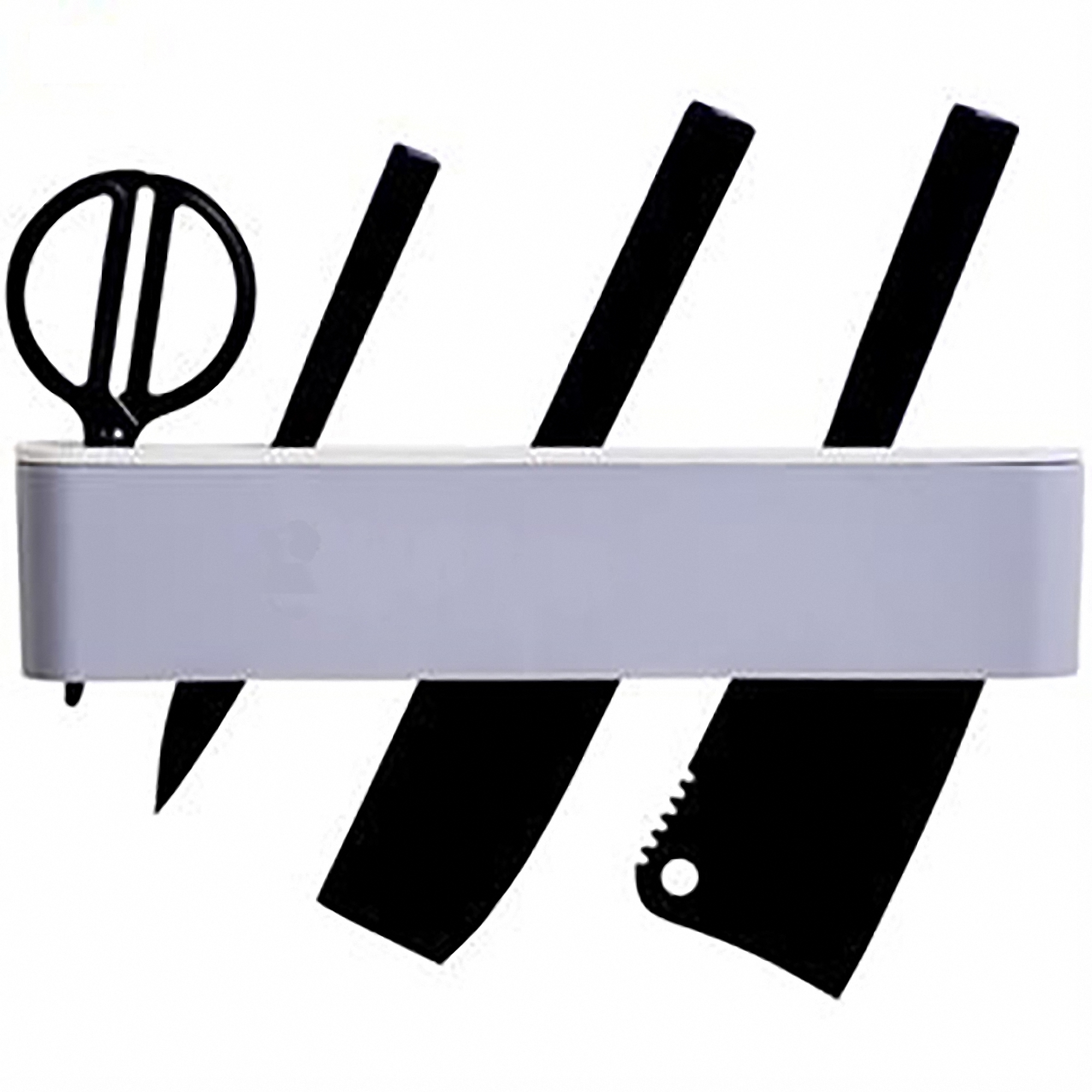 Wall-Mounted Plastic Knife Holder
