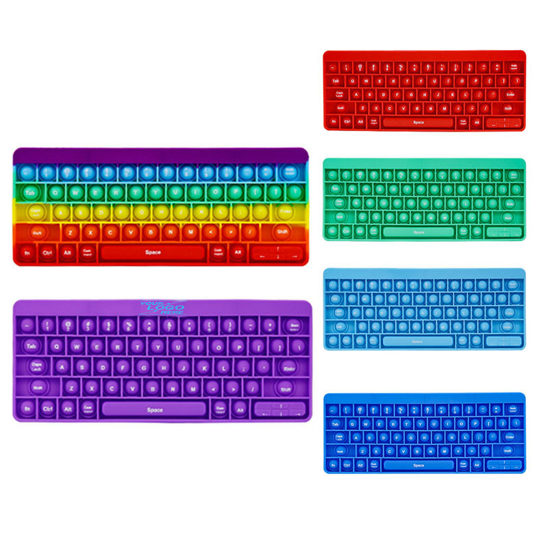 Silicone Push Pop Bubble Keyboard
