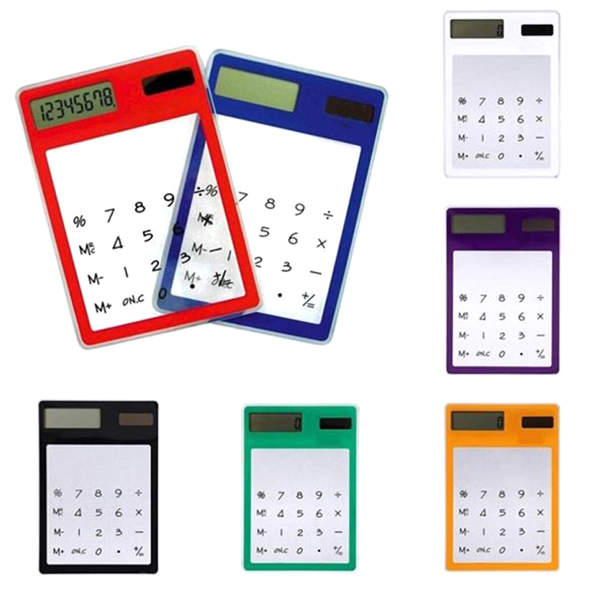 Transparent Calculator / Ultra Thin Solar Mini Calculator