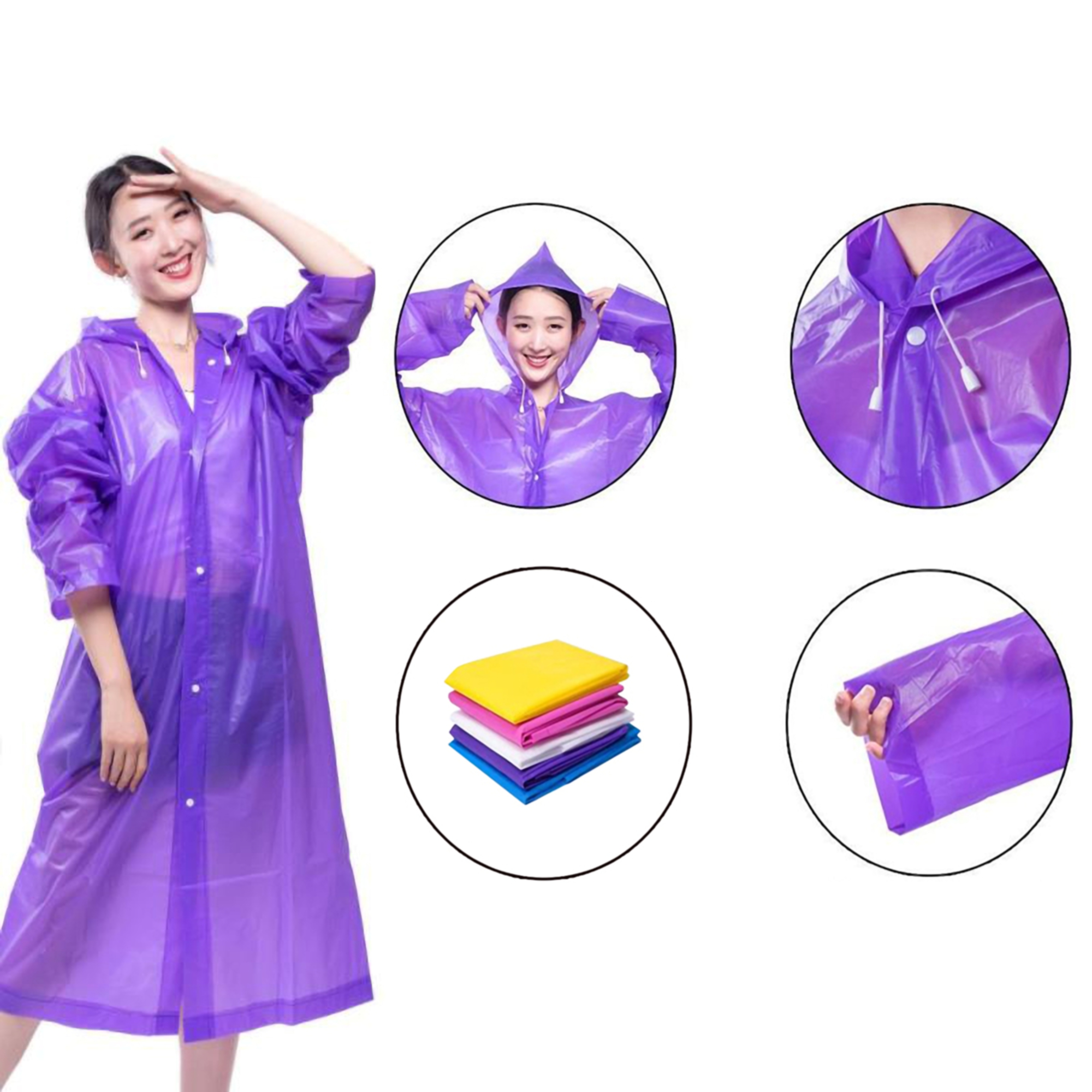 Customizable EVA Raincoat