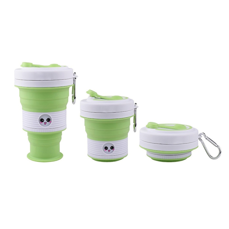 Silicone Emoji Collapsible Drinking Cup