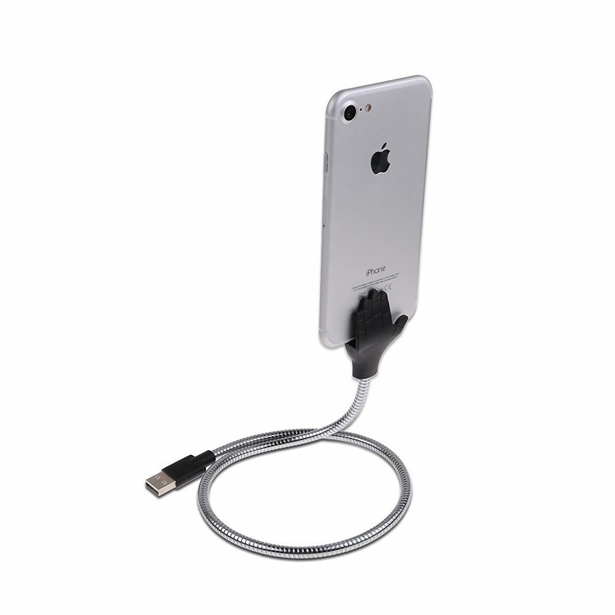 Flexible Metal Data Cable and Phone Holder