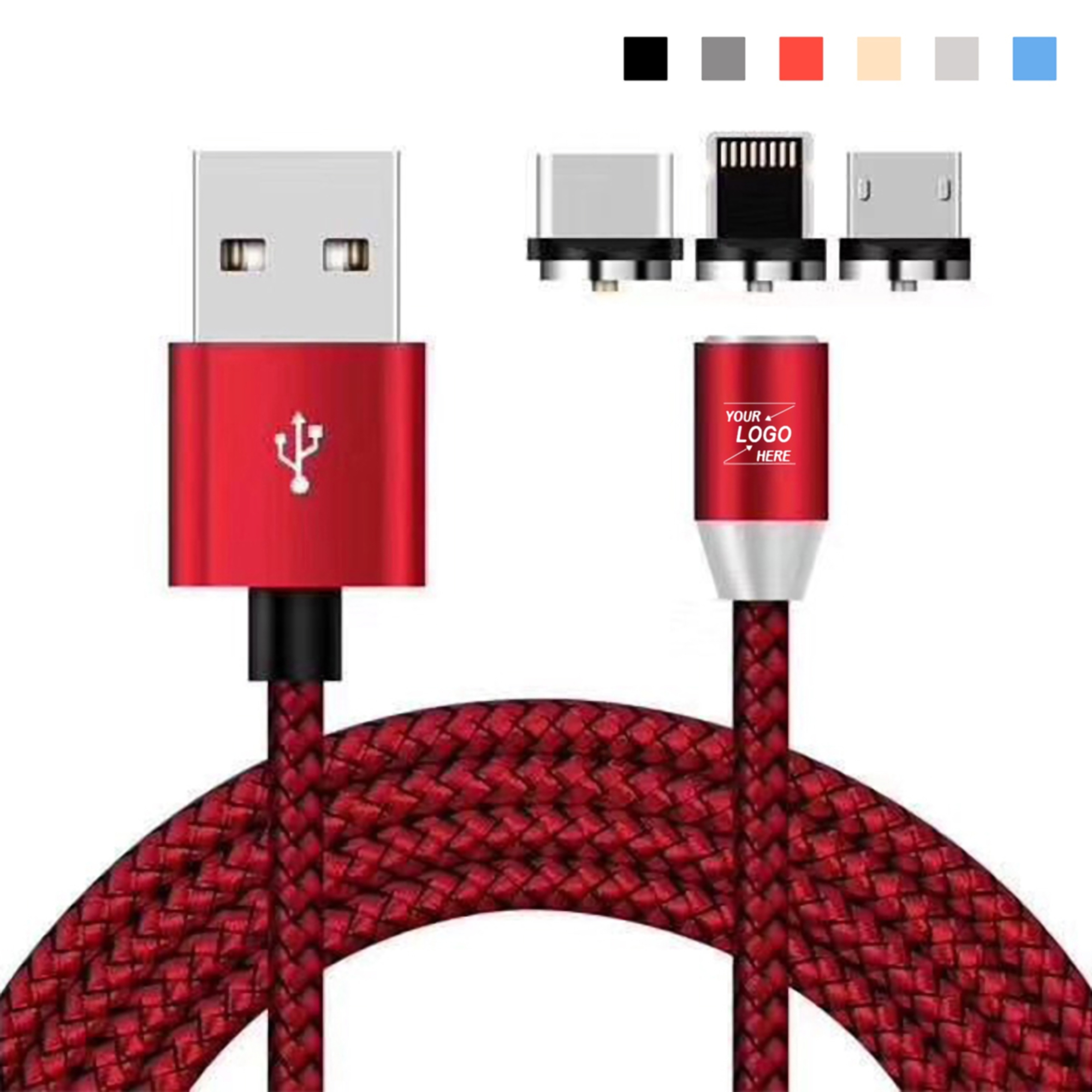 3-in-1 Copper Magnetic Charging Cable