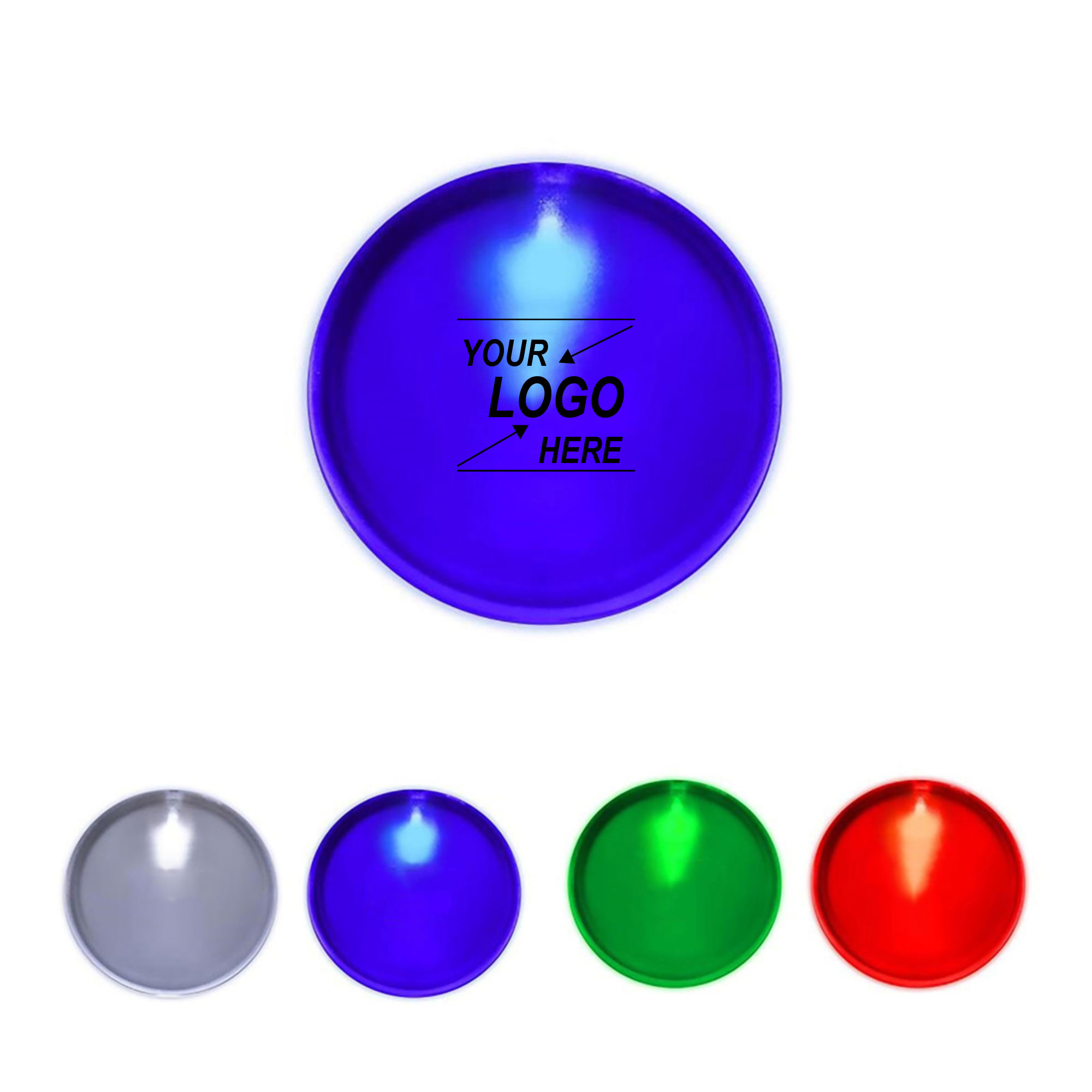 2" LED Light Up Badge