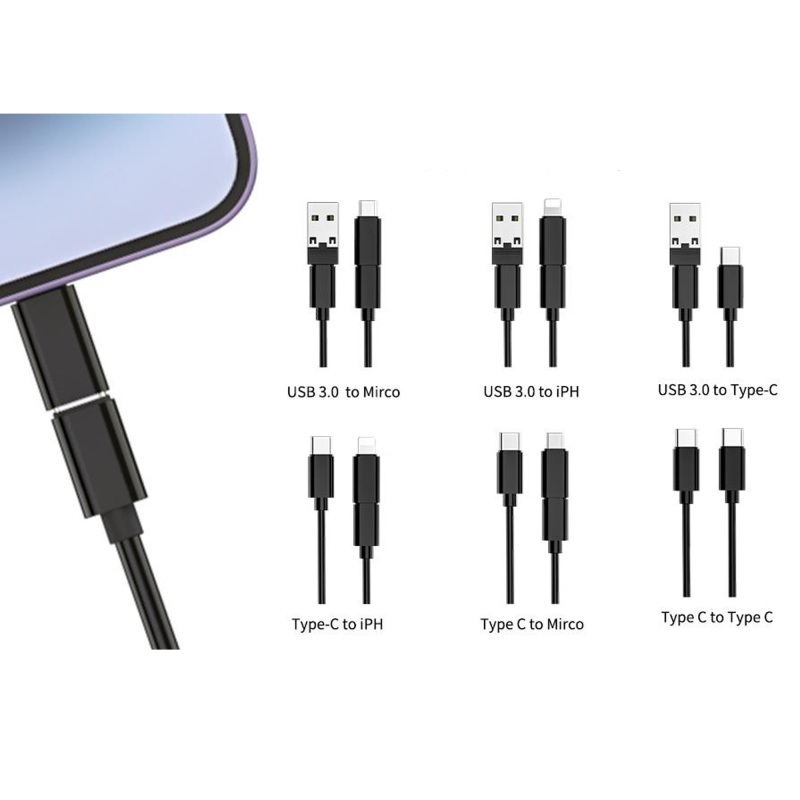 Multi Charging Cable Adapter Kit