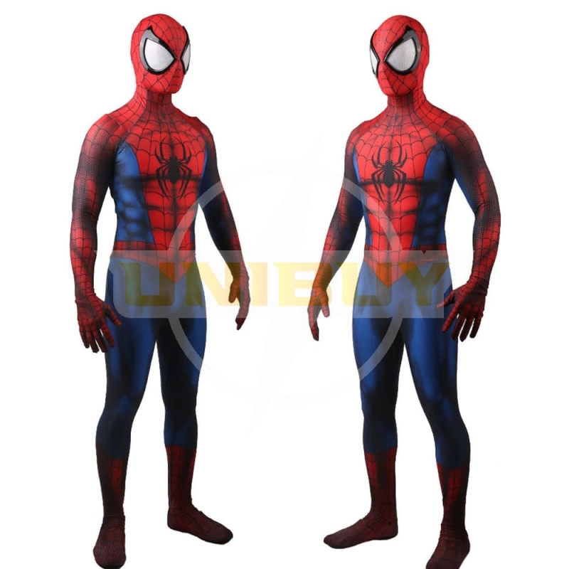 New Ultimate Spider-Man Costume Cosplay Suit Comic Ver 1 For Kids Adult ...