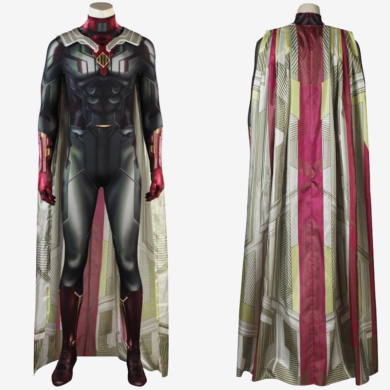 Avengers Infinity War Vision Costume Cosplay Suit Unibuy