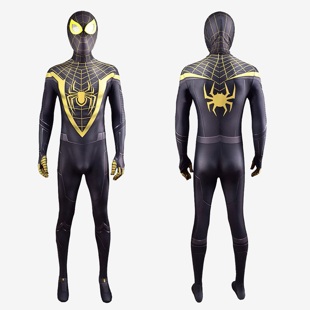 Spider-Man PS5 Miles Morales Costume Cosplay Uptown Pride Suit Unibuyplus