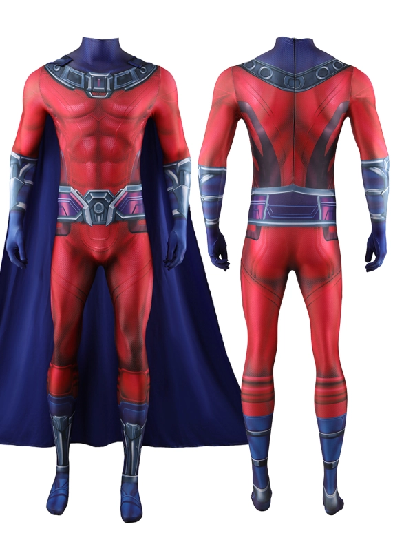 X-Men 97 Magneto Bodysuit Cosplay Costume Suit with Cloak For Kids ...