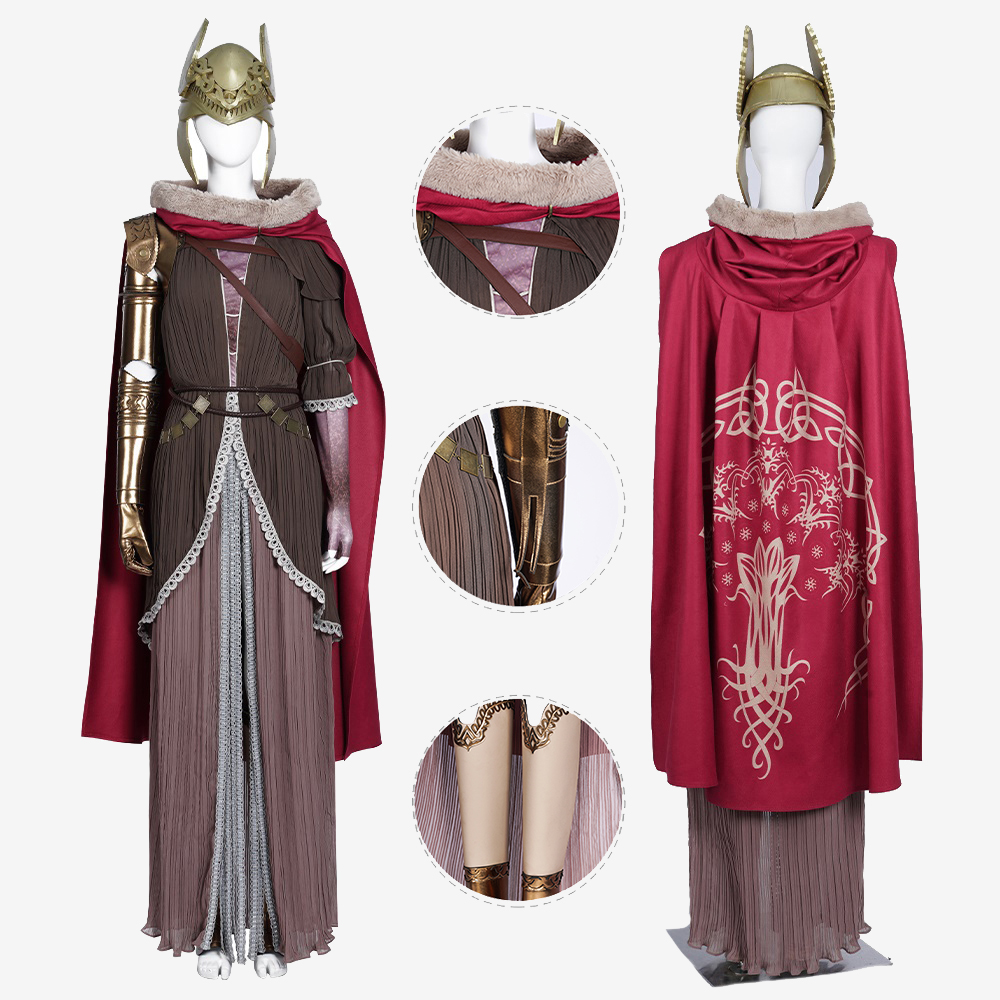 E.R.Malenia Empyrean Costume Cosplay Suit with Cloak Unibuyplus