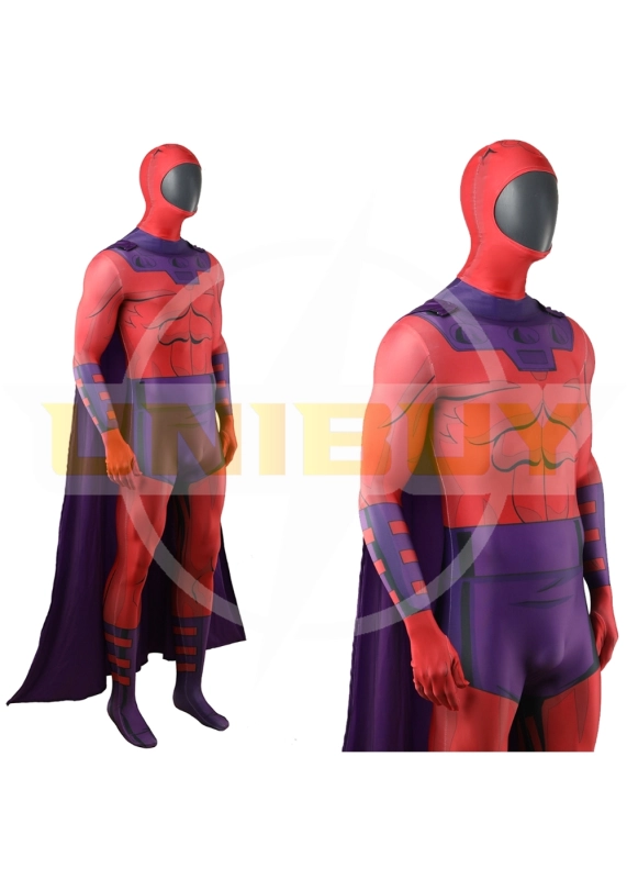 X-Men 97 Magneto Bodysuit Cosplay Costume Suit Erik Lehnsherr For Kids ...