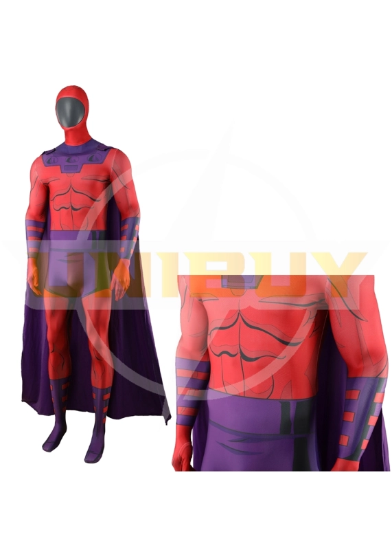 X-Men 97 Magneto Bodysuit Cosplay Costume Suit Erik Lehnsherr For Kids ...