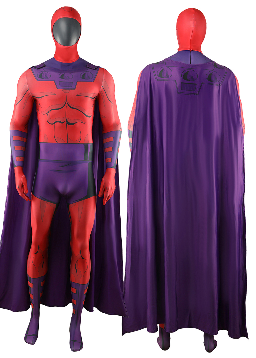 X-Men 97 Magneto Bodysuit Cosplay Costume Suit Erik Lehnsherr For Kids ...