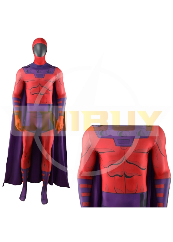 X-Men 97 Magneto Bodysuit Cosplay Costume Suit Erik Lehnsherr For Kids ...
